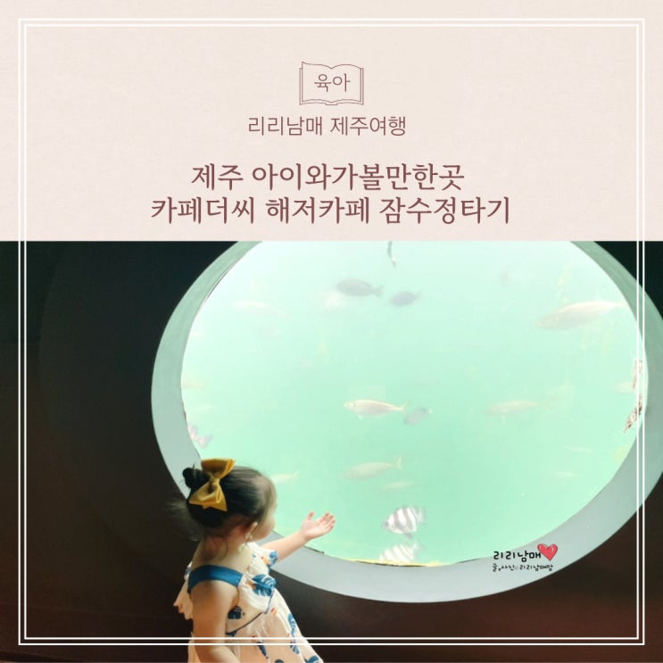 제주 잠수함 대신 카페더씨 해저 카페 아이와 가볼 만한 곳 네이버 블로그