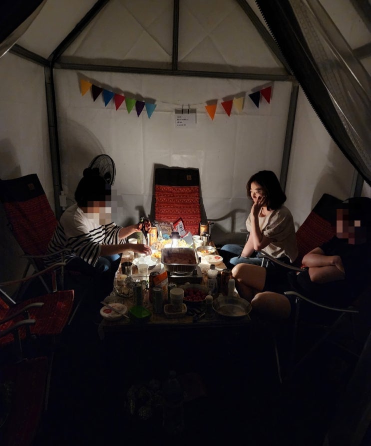 가평 깔끔하고 가성비 좋은 서울 근교 글램핑 가평더캠프글램핑카라반 내돈내산 개울뷰 카라반 후기 네이버 블로그
