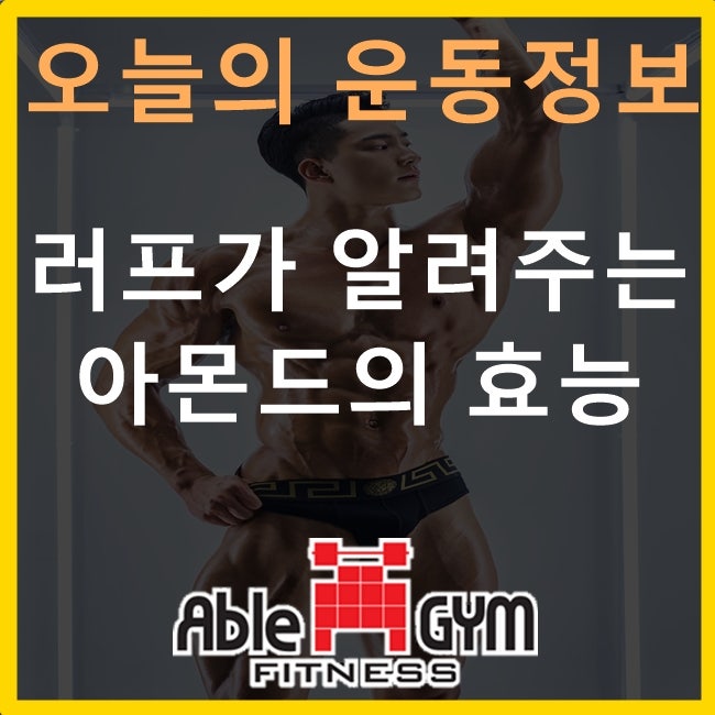 잠실pt 러프가 알려주는 아몬드의 효능 네이버 블로그