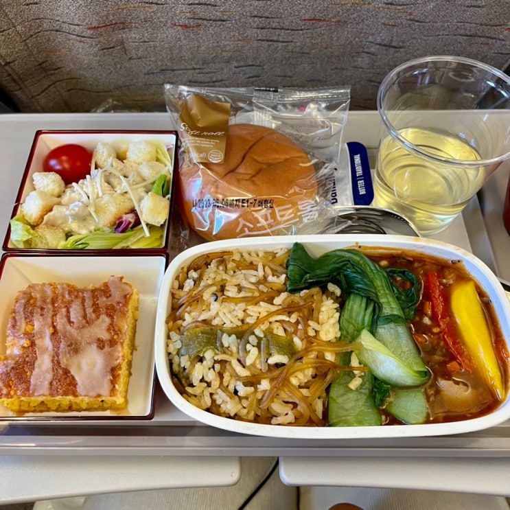 아시아나항공 C카운터 셀프백드랍 / 몽골여행 OZ567 비빔밥 OZ568 소고기잡채밥 기내식 : 네이버 블로그