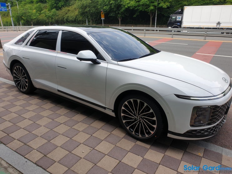 천안 그랜저GN7도 선택한 가성비좋은 애니가드 블랙8 신차 썬팅 시공하기~! : 네이버 블로그