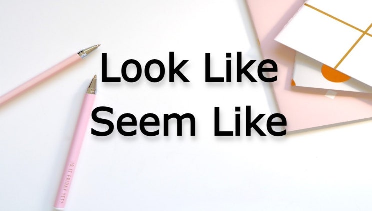 전치사 like 활용 / ~ 처럼 보이다, ~ 와 같다 영어로? look like, seem like / 하노이 피자포피스 ...