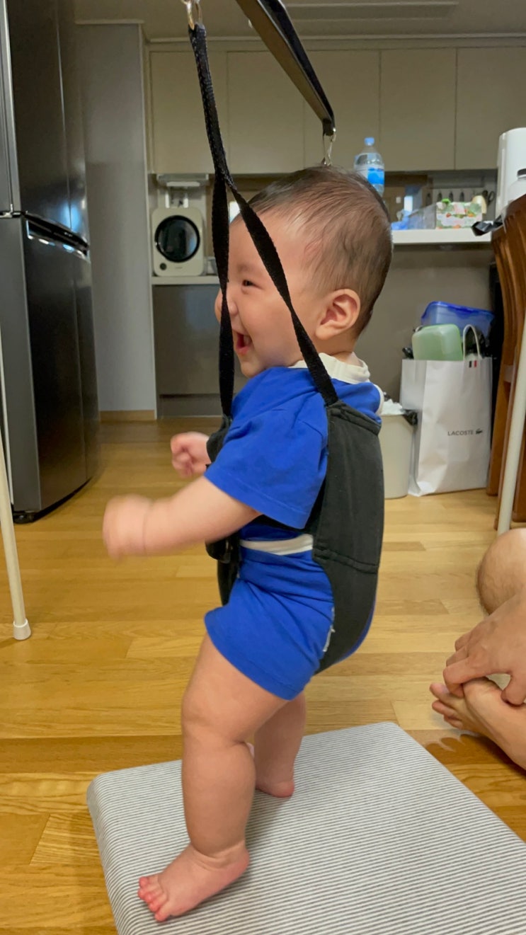 졸리점퍼 사용시기 오리지널 스탠드 조립 높이조절 : 네이버 블로그