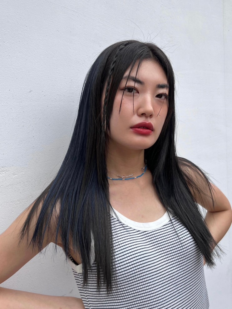 연희동미용실 트리플헤어디자인 다희디자이너 포인트톤다운염색 애쉬컬러 쿨톤컬러 탈색노란끼싫어요 포인트염색