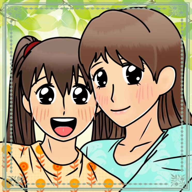 귀여운 자매 그림들!😍💖 : 네이버 블로그
