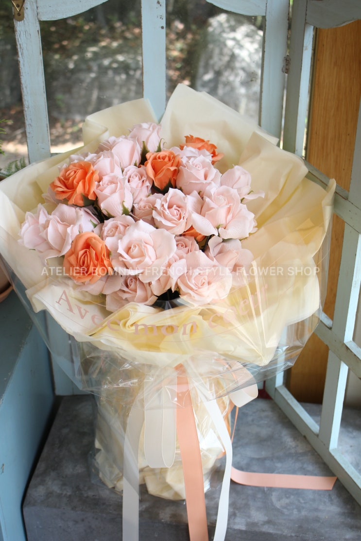 청주비누꽃다발 준비해 드렸어요🧡🤍🧡🤍 네이버 블로그
