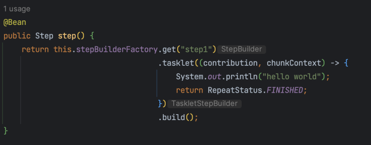 [Spring Batch] tasklet Step, chunk Step : 네이버 블로그