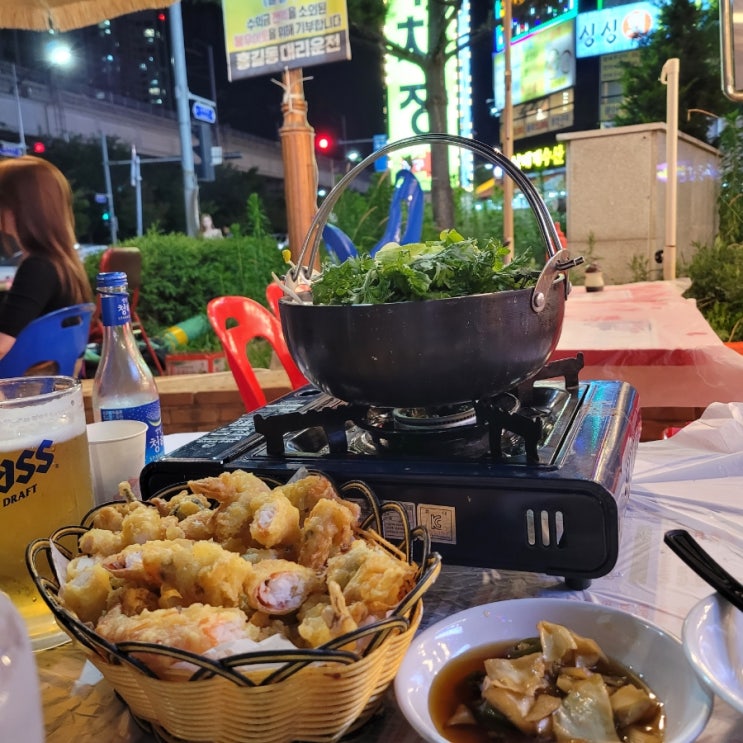 인천소래포구 맛집 미남포차 소래포구 야장에서 회포장해서 먹을 수 있는 튀김거리 초장집 네이버 블로그