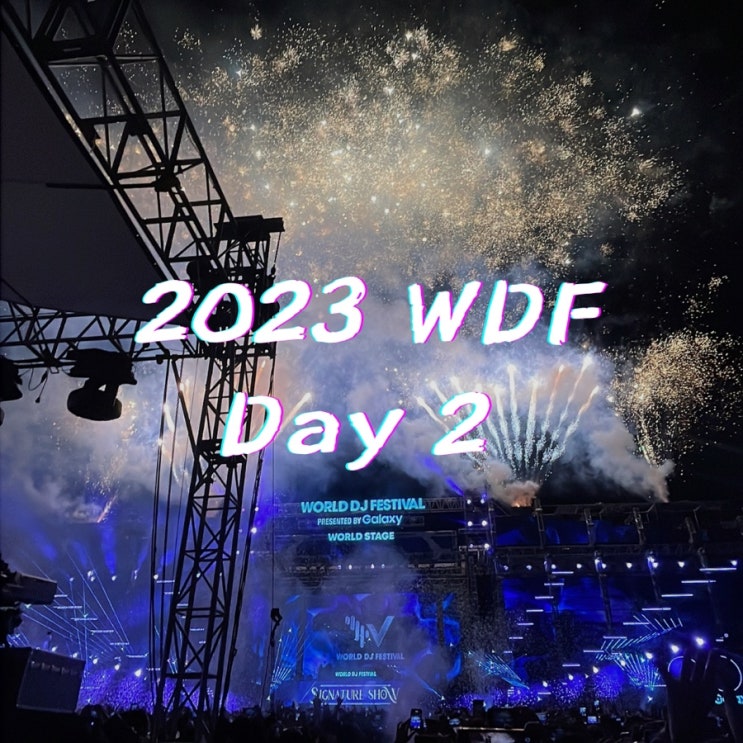 2023 월디페 WDF 2일차 후기 / (월드 디제이 페스티벌, Zedd, Nicky Romero, Vini Vici ...