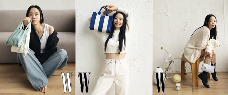 조셉앤스테이시 전도연 가방 화보 여름 데일리백 추천 플리츠백 코디 네이버 블로그