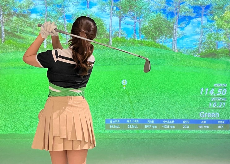 예쁜 골프웨어 카카오프렌즈골프 여름 라운딩 코디 네이버 블로그
