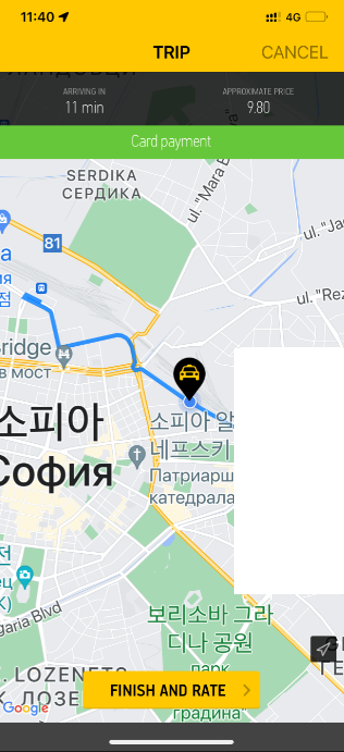 [불가리아 소피아 한 달 살기] #2. 불가리아의 우버·카카오택시, 택시미 (TaxiMe) / 불가리아 택시 앱 추천 / 택시미 ...