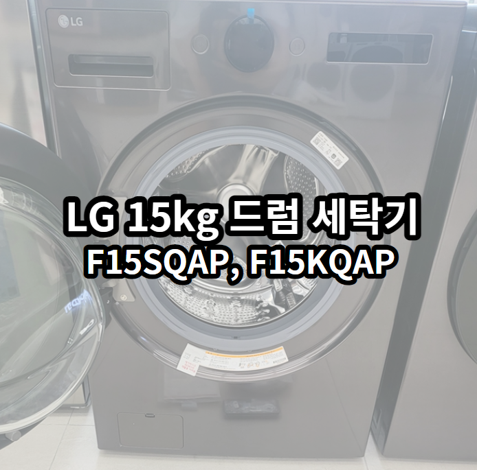 LG 트롬 15kg 세탁기 F15SQAP와 F15KQAP 비교 : 네이버 블로그