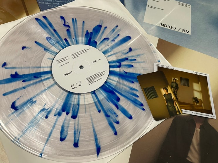 [BTS]RM-인디고(Indigo) LP 언박싱 : 네이버 블로그
