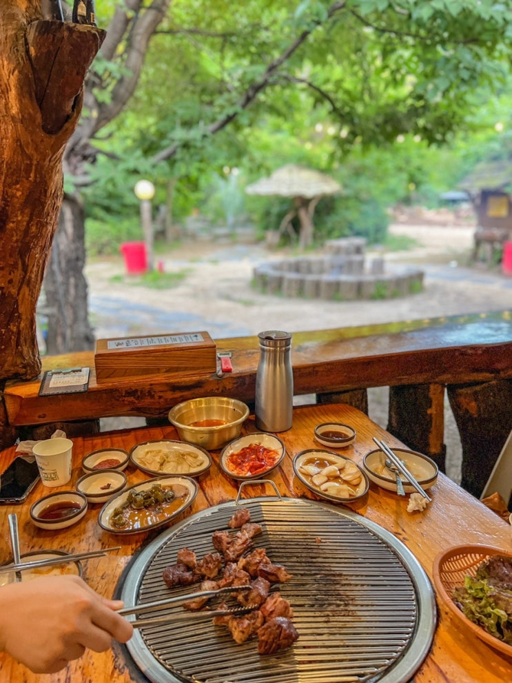 대구 팔공산 맛집 삼겹살 목살 맛있는 팔공산장작구이 네이버 블로그