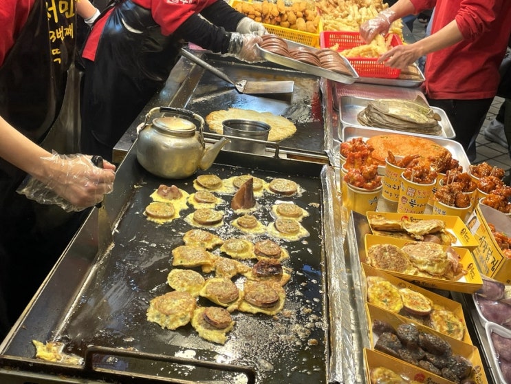 속초중앙시장 두번 간 맛집 모음집 중앙 닭강정 똑이네 튀김 강원도 막걸리빵 네이버 블로그