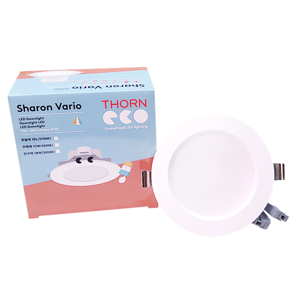 THORN LED 4인치 다운라이트 8W 디밍 IP40방수 (색상조절가능) : 네이버 블로그