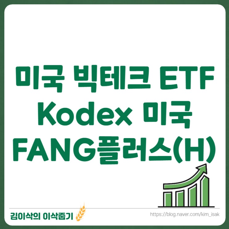미국주식 빅테크 ETF 투자 Kodex 미국FANG플러스(H) : 네이버 블로그