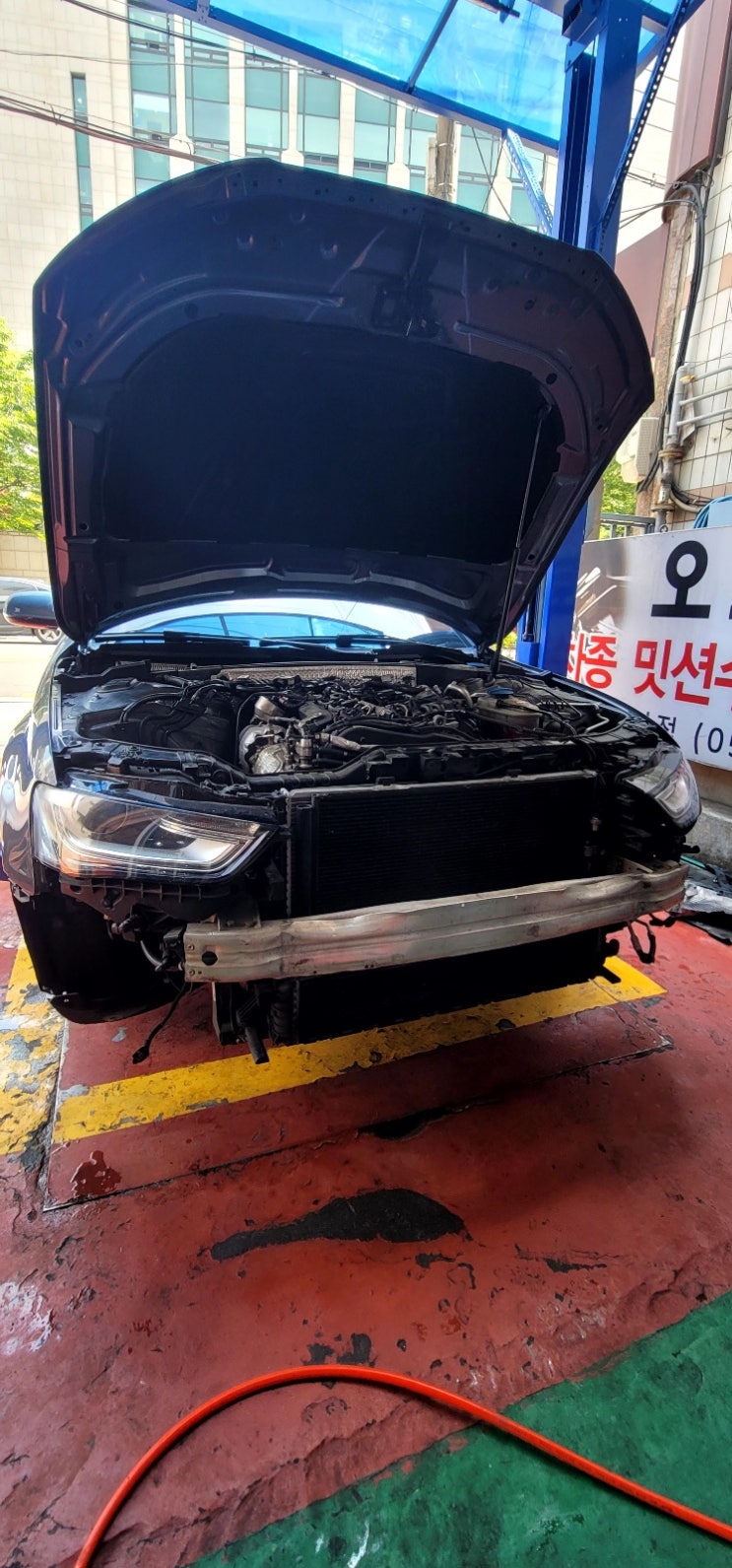 부산수입차수리 잘하는곳 부산아우디수리 아우디a4egr쿨러교환 네이버 블로그