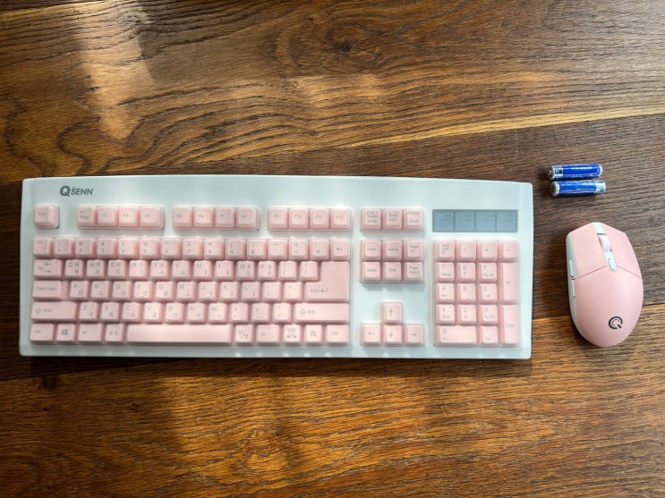 무선 키보드 마우스 큐센 mk350 : 네이버 블로그