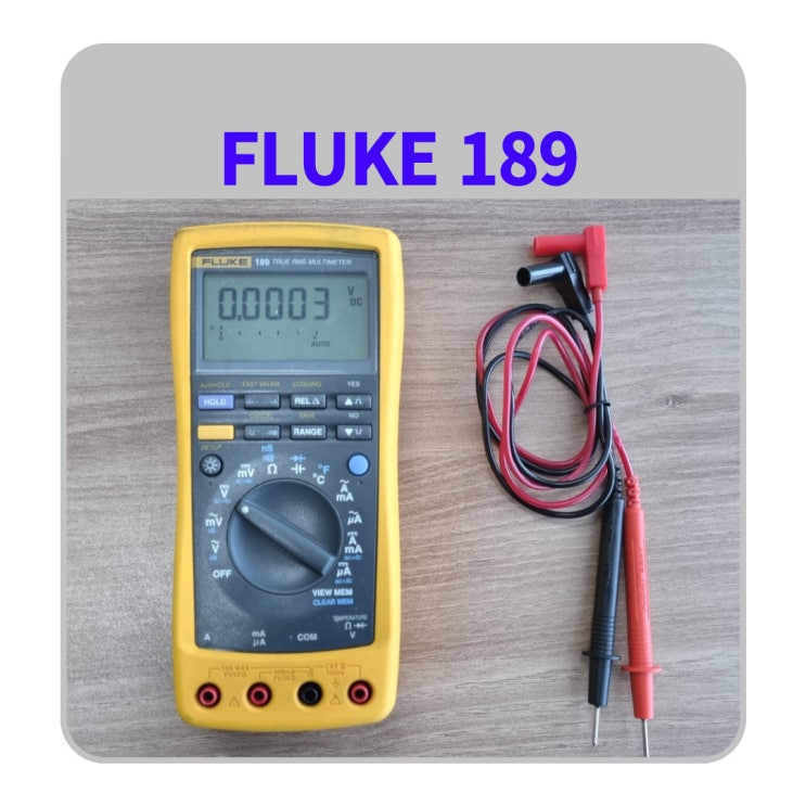#휴대용 멀티미터 중고판매 - #FLUKE 189 / DMM MULTIMETER : 네이버 블로그