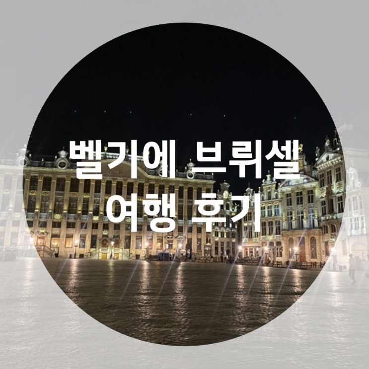 그랑플라스 야경에 홀딱 반 한 벨기에 브뤼셀 여행홍합찜맛집맥주오줌싸개소년and소녀와플몽데아흐브뤼셀공원유럽 여행 4