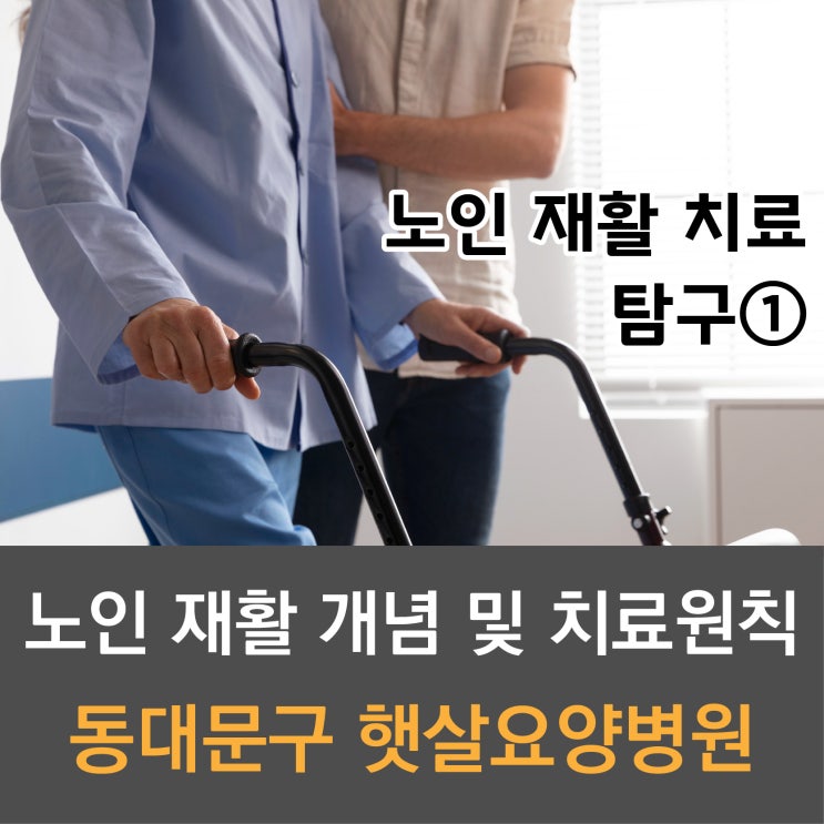 노인재활이란 개념 노인기능장애의 원인 재활치료원칙동대문구 햇살요양병원 네이버 블로그