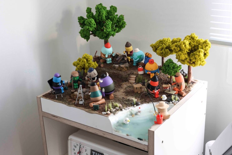 스티키 몬스터랩 (SML) 캠핑시리즈_ 캠핑장 만들어주기! : 네이버 블로그