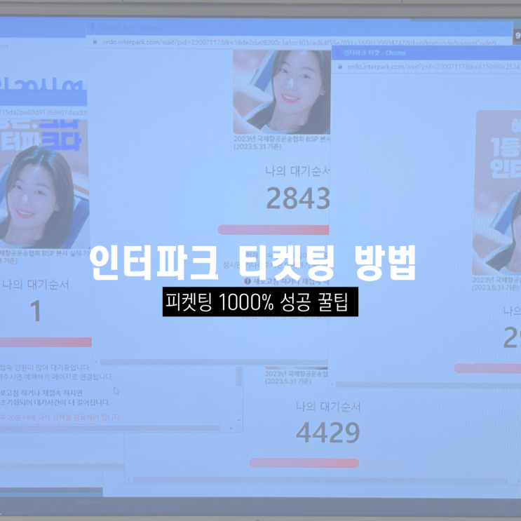흠뻑쇼 예매 후기 인터파크 티켓 예매 1000성공 꿀팁 예매 후 결제방식 변경 네이버 블로그