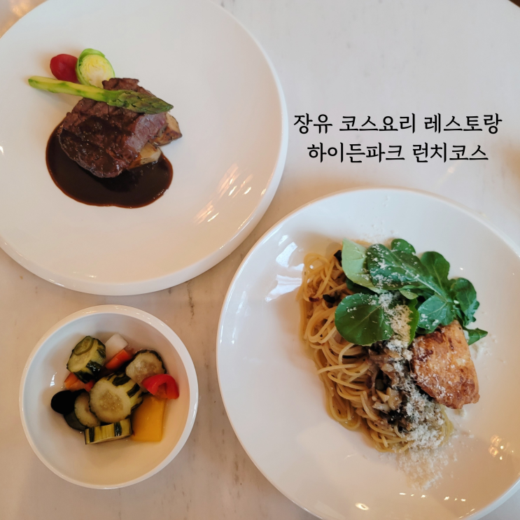 김해 장유 레스토랑 분위기 좋은 코스요리 하이든파크 런치코스 네이버 블로그