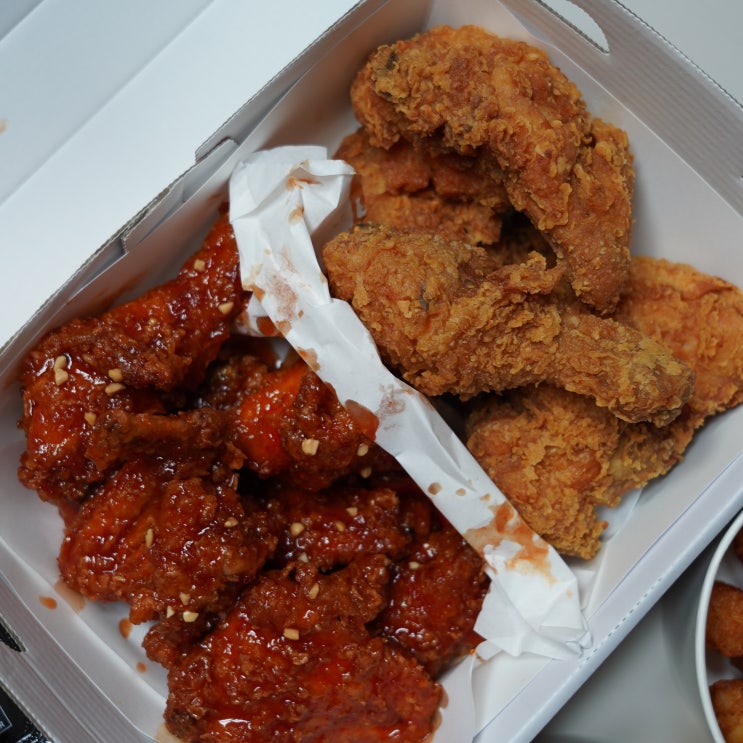Bbq치킨 김포풍무역점 치킨사이드메뉴 포장 내돈내산 솔직후기 네이버 블로그