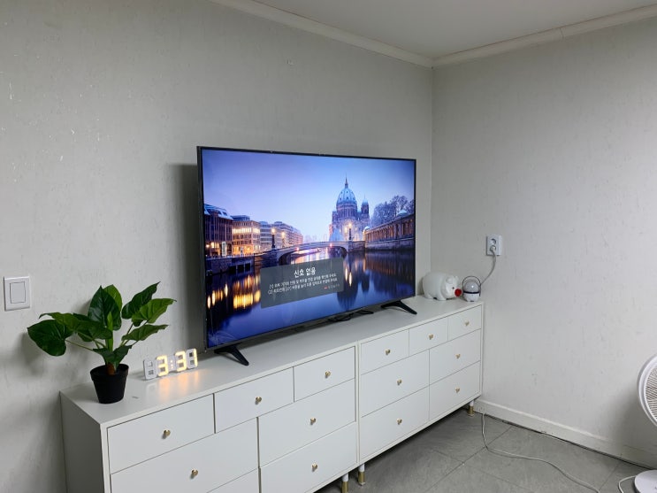 ★TV설치후기★ (하남시 무학프라자) LG 65인치 2022년 UHD 4K 스마트TV 65UQ7070ZUE 설치후기 : 네이버 블로그