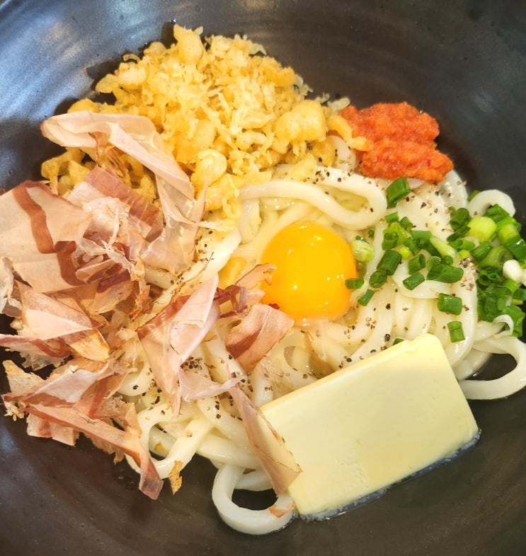 💜 서울 신사역 맛집 우동면이 맛있는 현우동 냉우동버터우동쯔유가라아게 네이버 블로그