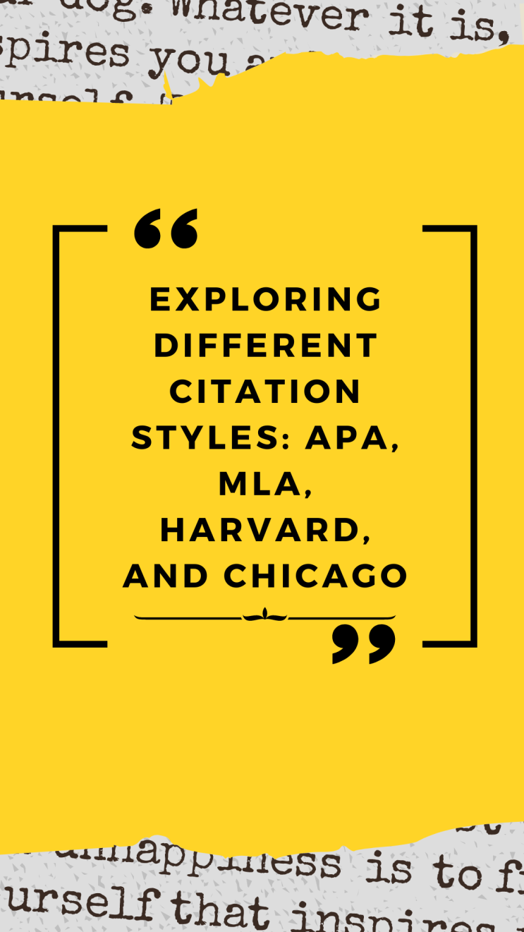 An Overview of APA, MLA, Harvard, and Chicago : 네이버 블로그