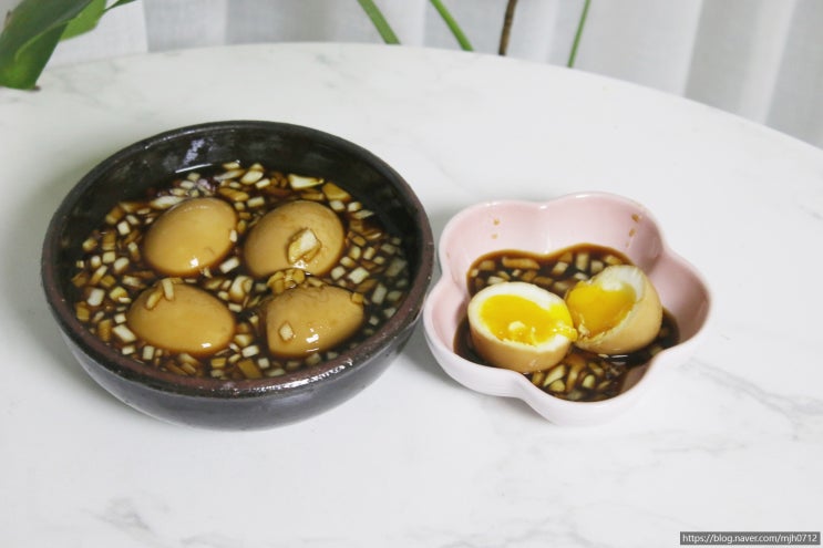 반숙 계란장 만들기 마약계란장 레시피 삶은계란 요리 네이버 블로그