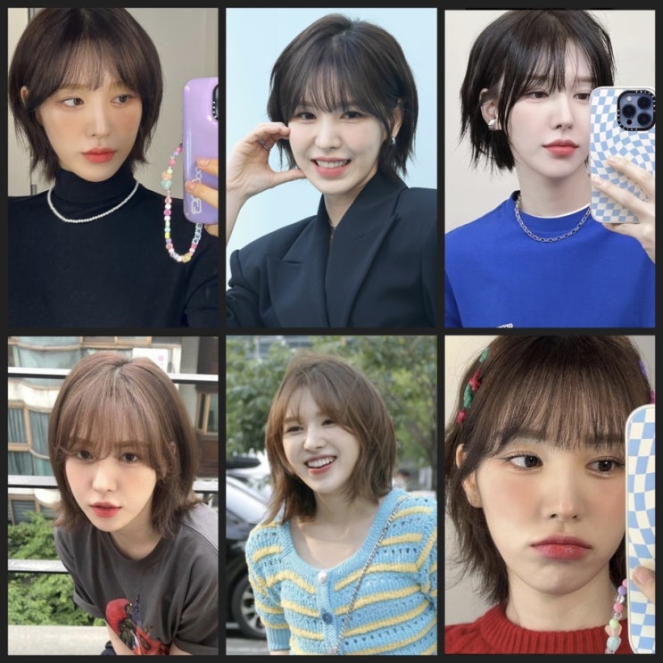 웬디 숏컷 연예인 볼륨펌 단발펌 중단발 허쉬컷 단발 미디움 레이어드컷 짧은 여자 머리스타일 커트 모음 네이버 블로그