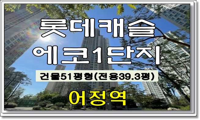 용인 아파트 경매 기흥구 신동백롯데캐슬에코1단지 51평형 아파트 경매물건 사건번호 2022타경69683 에버라인 어정역