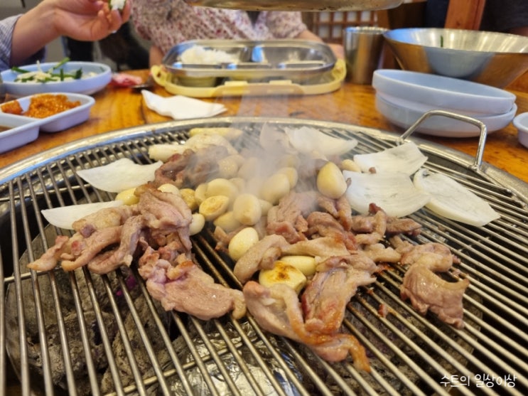 가나안덕 일산본점 🍽️ 일산애니골맛집 가족외식끝판왕 숯불오리구이맛집 고양오리고기 키즈카페 있는 고깃집 오리구이 종결자