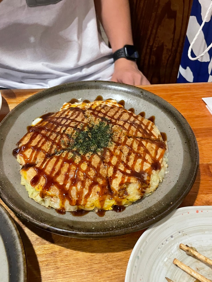일본 후쿠오카 텐진 오코노미야끼 야끼소바 맛집 아사야마 네이버 블로그