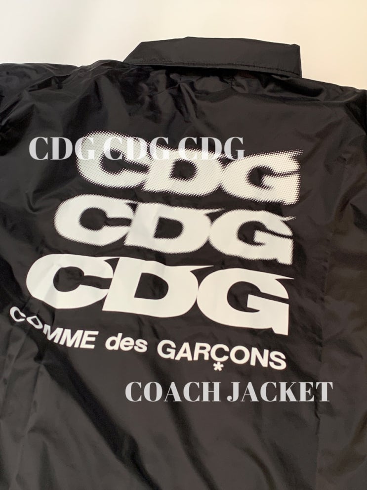 CDG 코치자켓 제품 리뷰(후쿠오카 CDG 매장구매) : 네이버 블로그