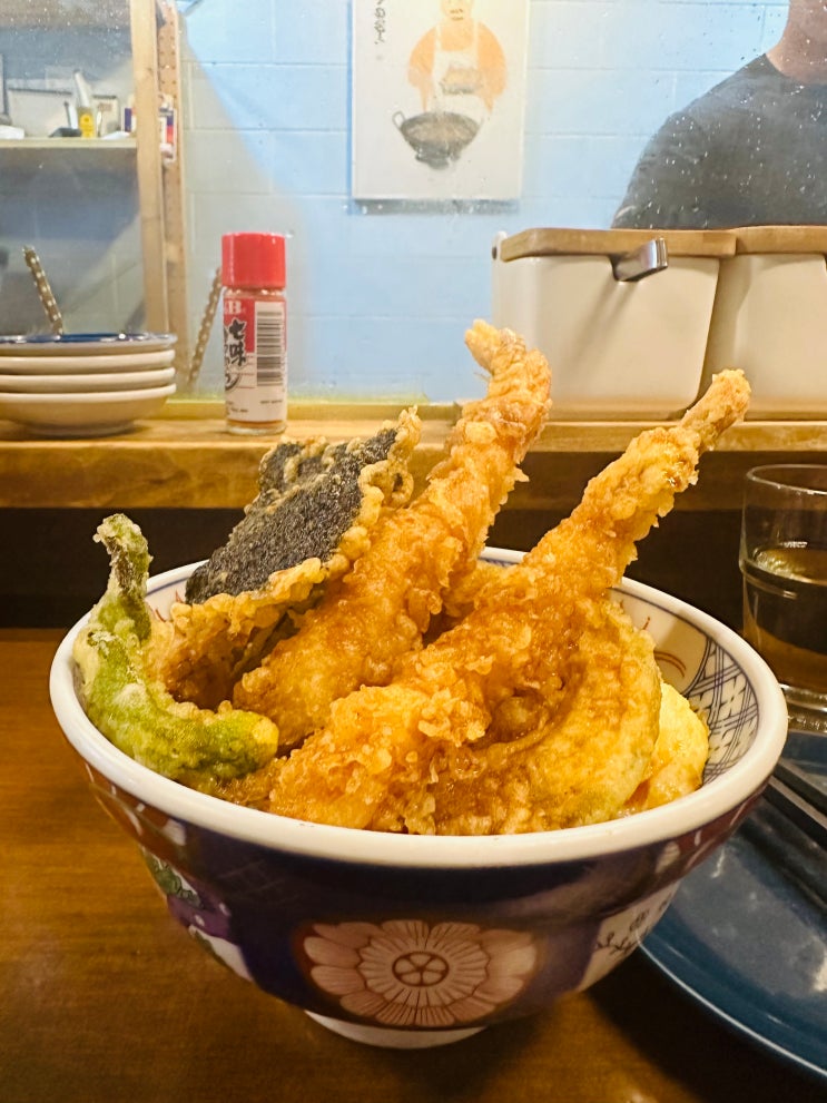 군자역 일식 밥집 텐동한 새우튀김에 맥주 맛집 네이버 블로그