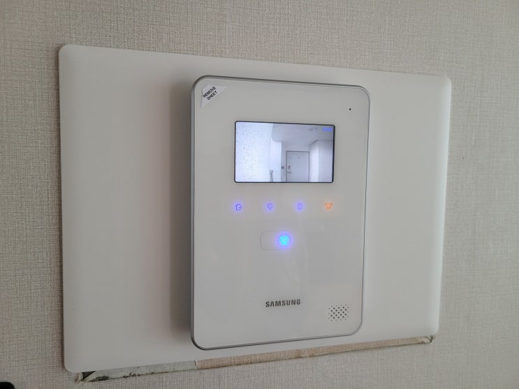 화성 능동 병점역우남퍼스트빌3차아파트 삼성 비디오폰 SHT-3625AMW 설치 : 네이버 블로그