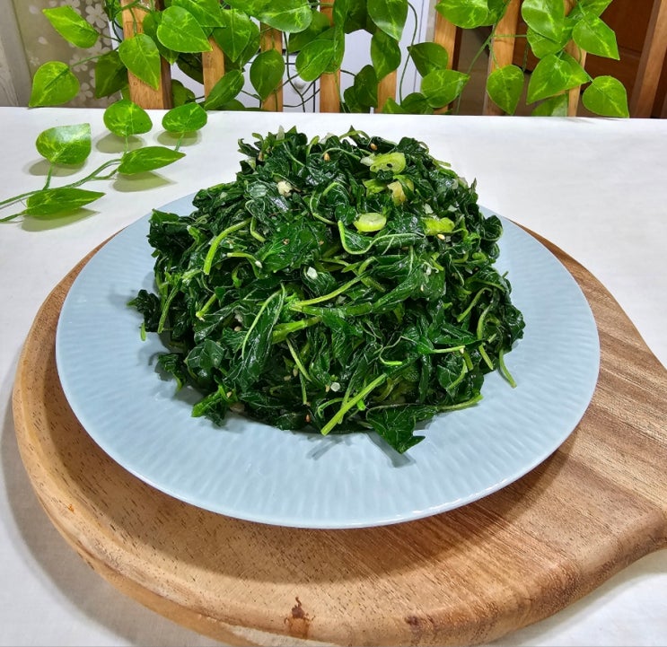 비름나물 무침 만드는법 비름나물 맛있게 무치기 비름나물 손질 데치기 네이버 블로그