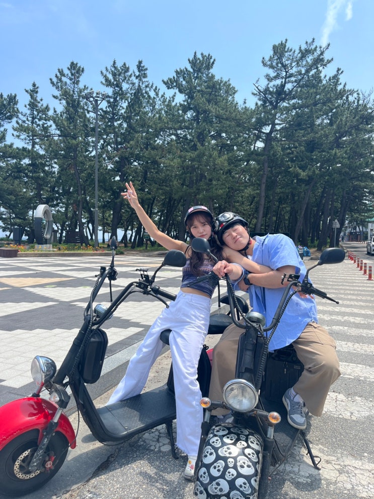 강릉바이크 강릉 바이크스토리에서 전동스쿠터로 돌아다니기 네이버 블로그