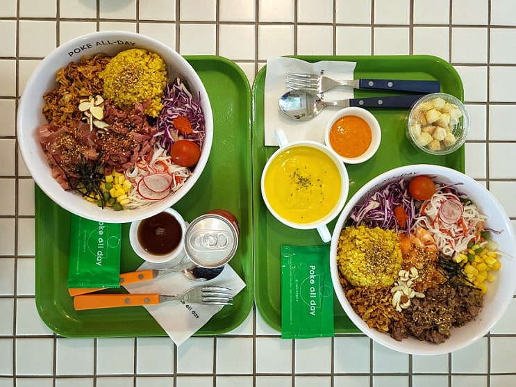 [건대샐러드] 포케올데이 건대점 _ 포케 체인 중 최고, 건대 포케 맛집. : 네이버 블로그