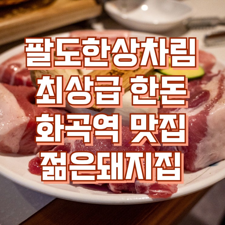 화곡역 맛집 삼겹살 고기집 젊은돼지집 화곡동 우장산 네이버 블로그