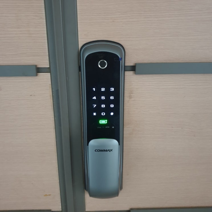 [부산 디지탈 키]해운대 경동 메르빌 아파트 도어락설치.코맥스 CDL-615P 지문.전자키.비번.싸이트론 도어락 대체 사용가능.해운대 도어락.인터폰.비디오폰.설치불가 현관문 ...
