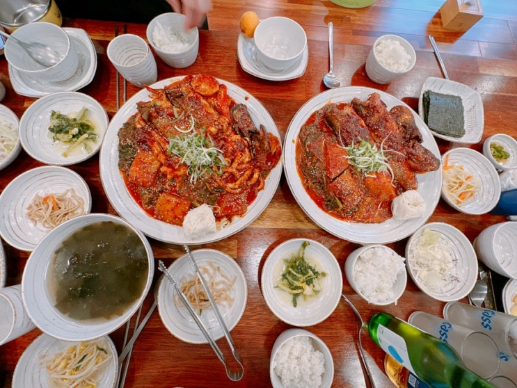 충주 아기 놀이방 식당 내돈내산 한양 시래기 명태조림 네이버 블로그