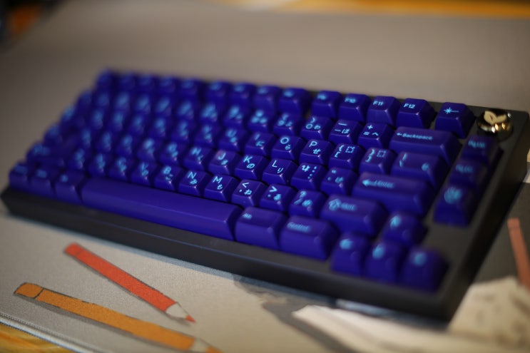 Qwertykeys QK75 Blue x SA Laser Synthwave M170 : 네이버 블로그