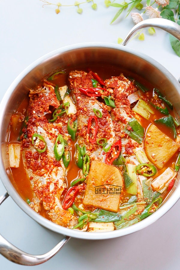 조기 매운탕 만드는 법 양념장 조기찌개 조기탕 조기조림 조기 요리 손질법 네이버 블로그